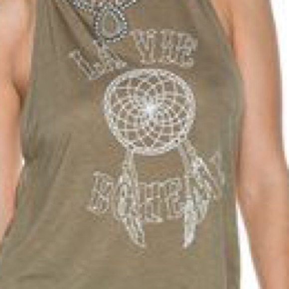 Swell | Tops | Swell Boheme Halter Tank Olive | Poshmark